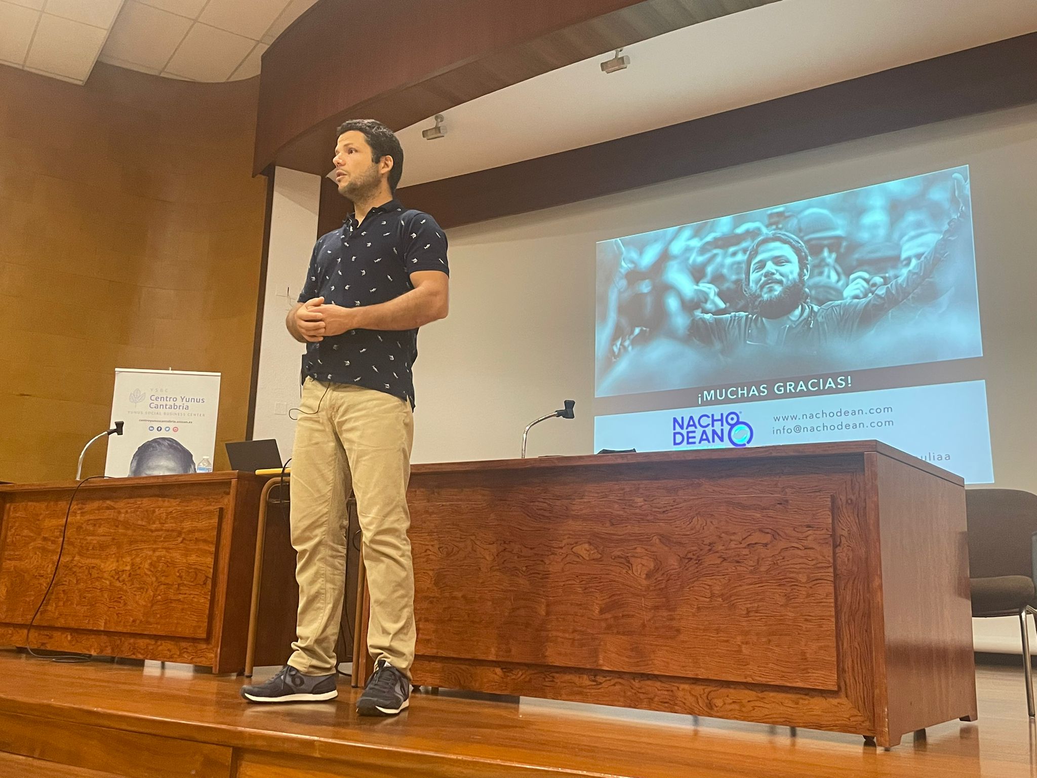 Nacho Dean en la Universidad de Cantabria